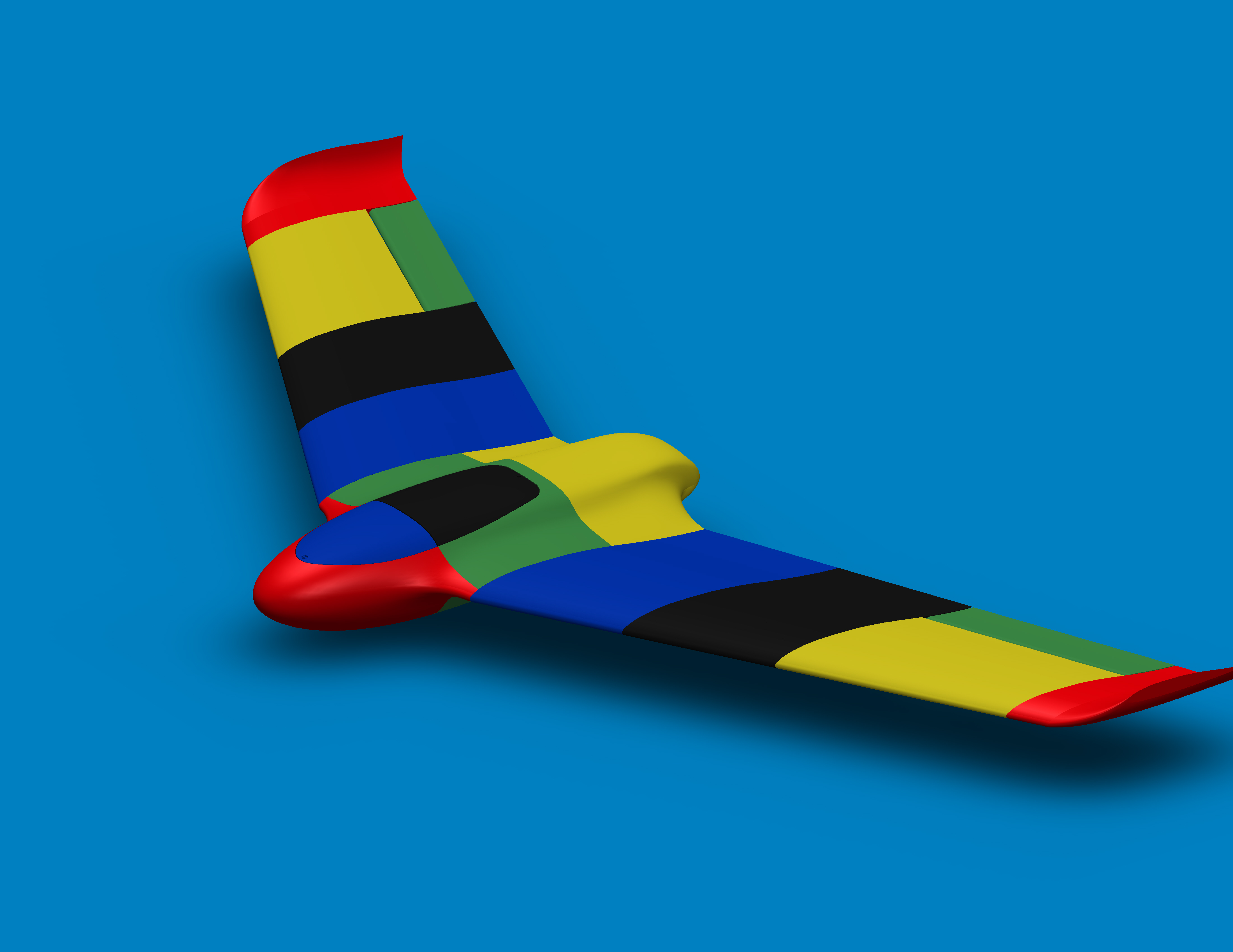 🪶 Delta Wing RC・ STL Datei für 3D-Druck・Cults