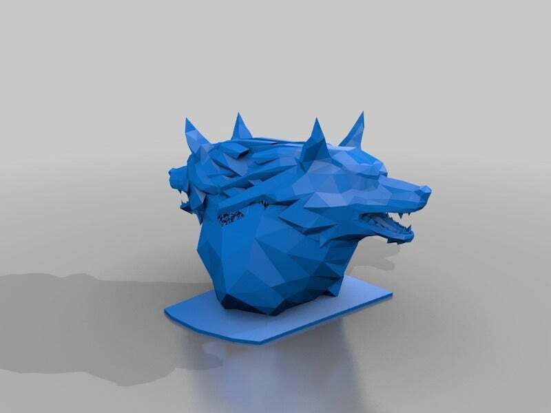 Free STL file Two-headed wolf bust 🐺 ・Object to download and to 3D ...