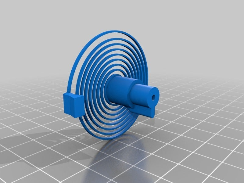Free STL file Repaired Hairspring for 3D Printed Mechanical Clock 🕰️ ...