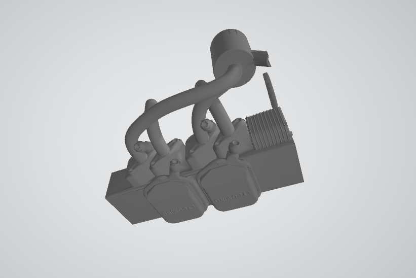 Free STL file Robinson R22 Scale engine for rc model 🚁 (OBJ)・3D printer ...