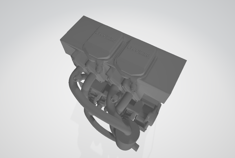 Free STL file Robinson R22 Scale engine for rc model 🚁 (OBJ)・3D printer ...