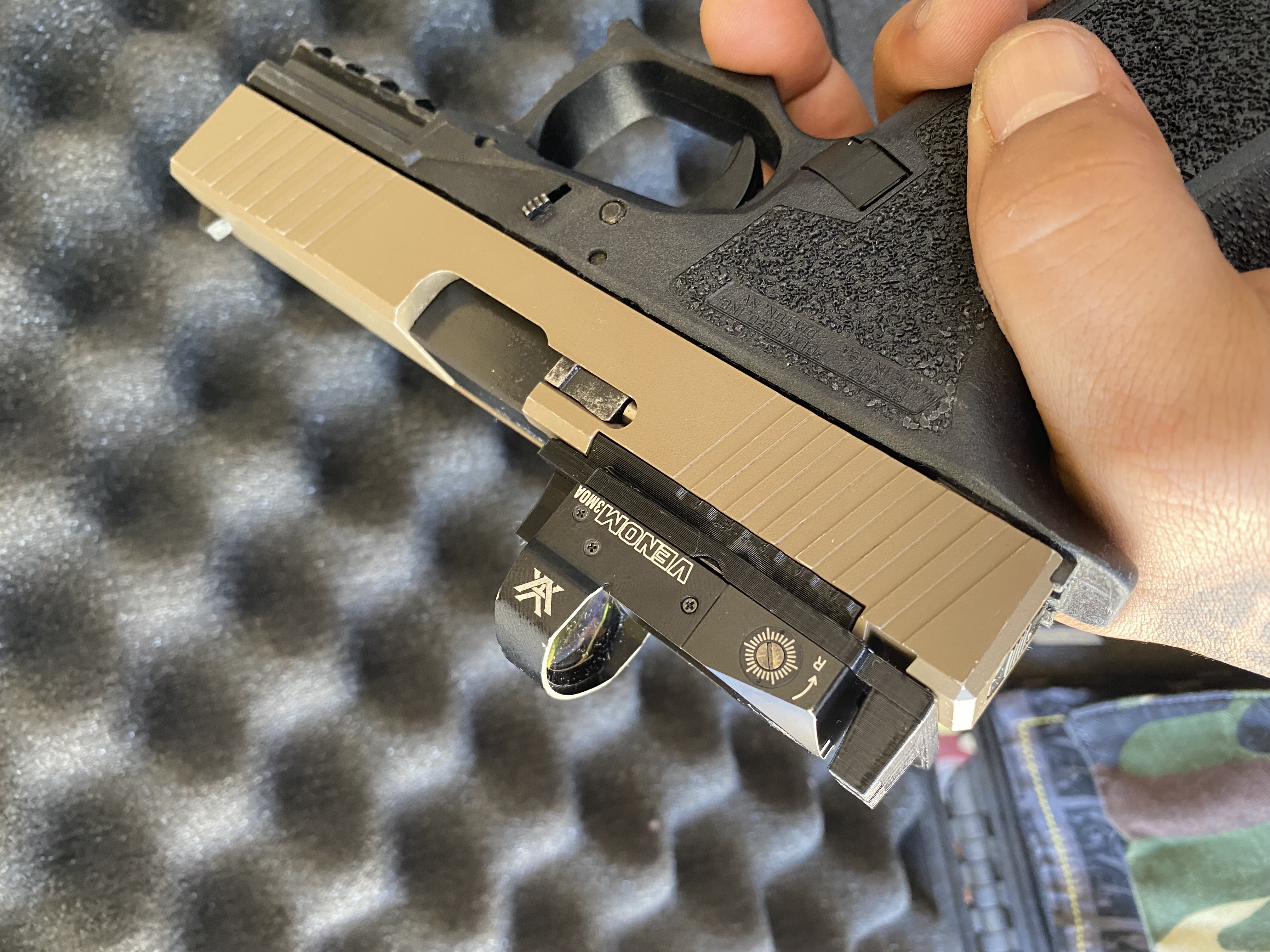 🔫 rmr to vortex venom/burris/viper with charging handle・ STL File for ...