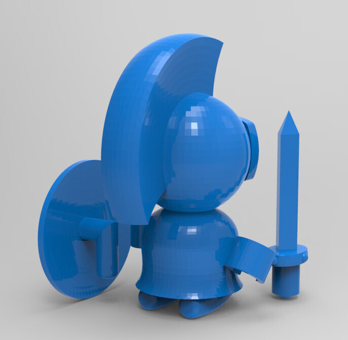 Archivo STL caballero 🎲 ・Modelo imprimible en 3D para descargar・Cults