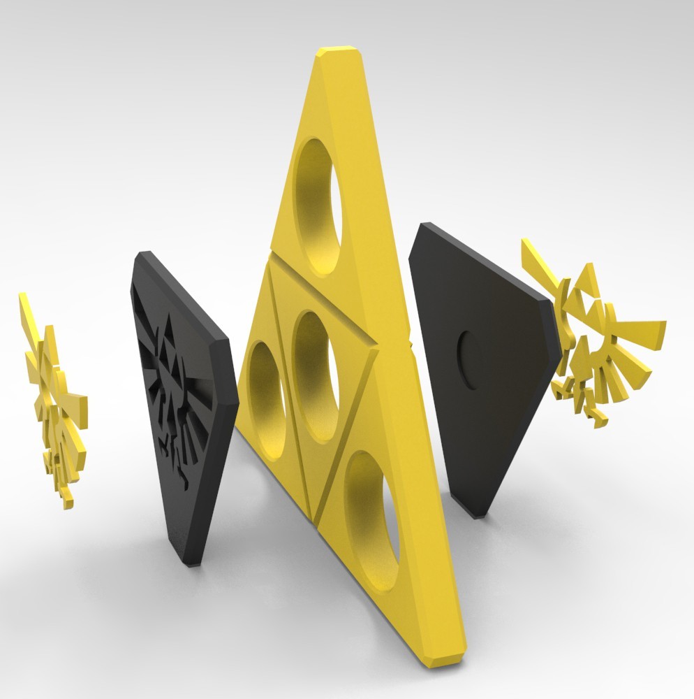 STL file Hand Spinner Zelda ・3D printable model to download・Cults