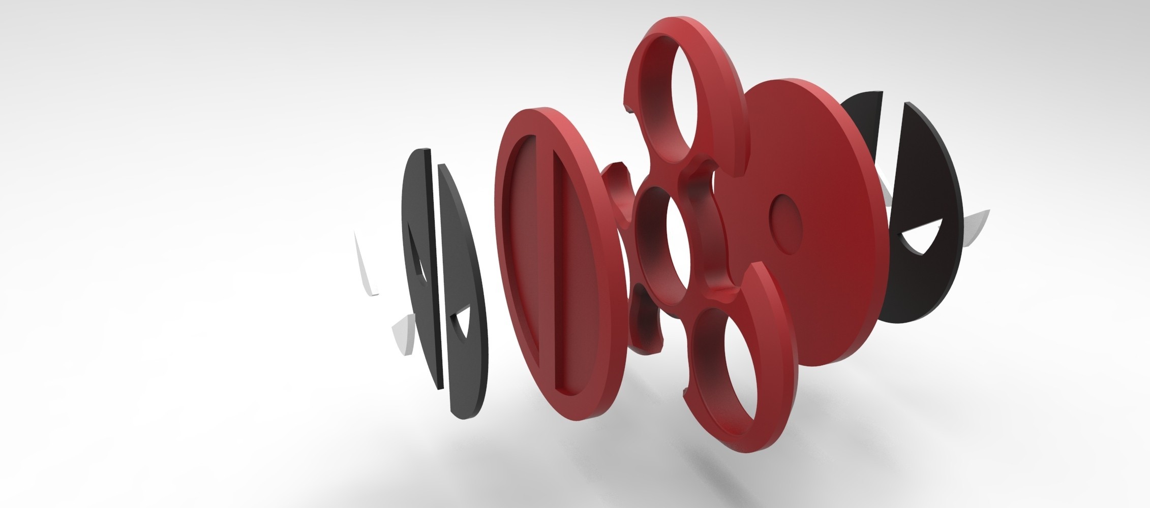 Archivo STL Mano Spinner Deadpool 📱 ・Plan imprimible en 3D para ...