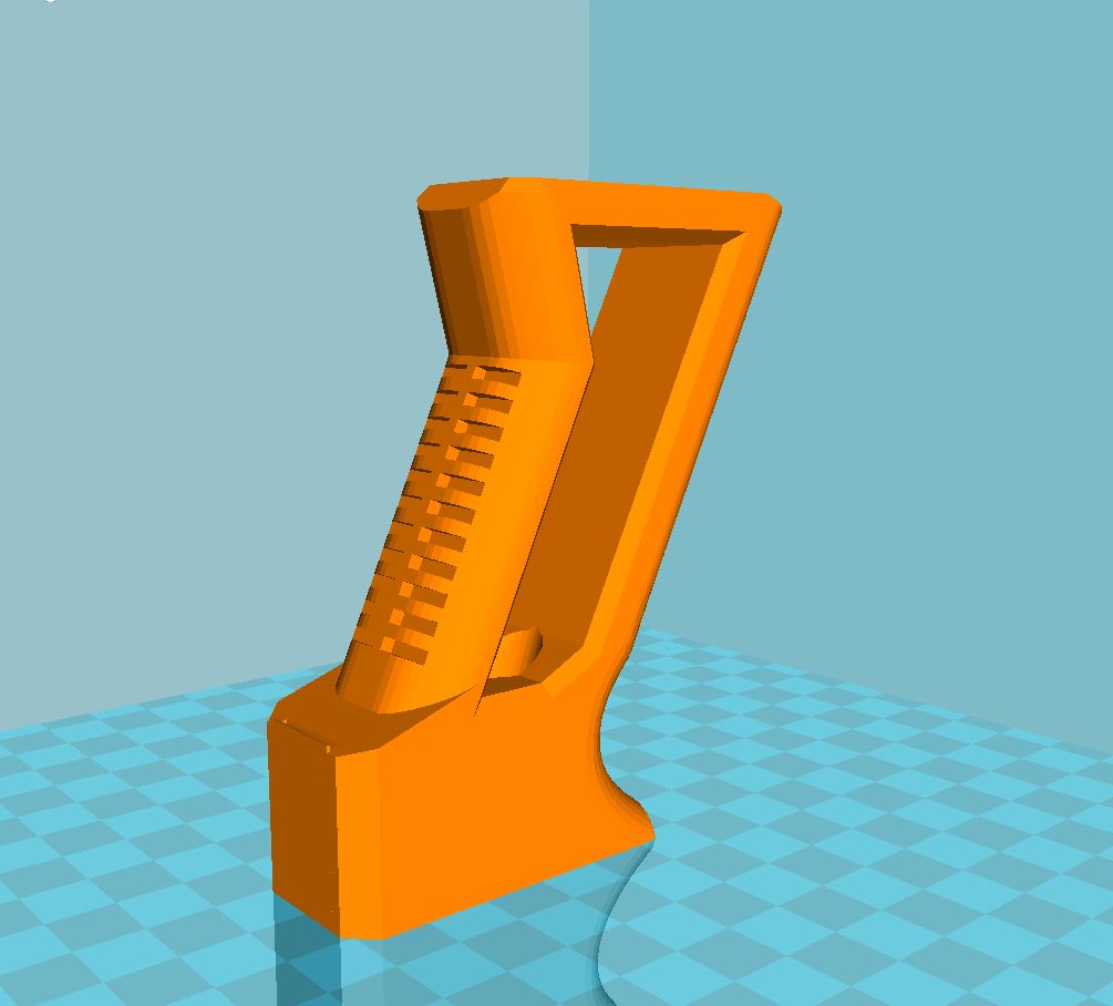 STL file Pistol grip "Assault" 🔫・3D printable model to download・Cults