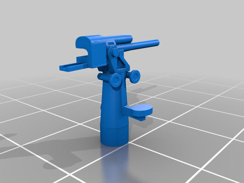 🔫 1-144 WW1 Mobile AA Gun- w/ and w/o crew・Free 3D File for ・Cults
