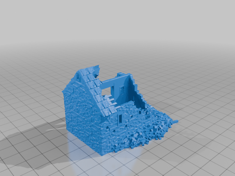 🚜 Ruines de fermes françaises murées de 15 mm・Fichier 3D Gratuit pour ...