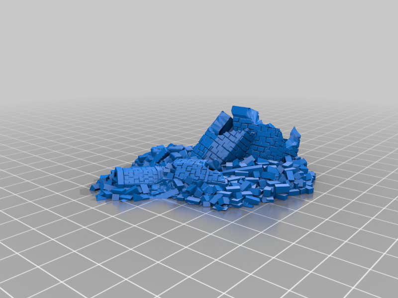 🧑‍🏭 15mm WW1/WW2 Factory ruins version 2・Free STL File for 3D printing ...