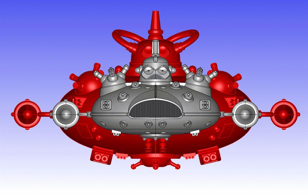 🗺️ Gamma World 1e Warbot・Free 3D File for ・Cults