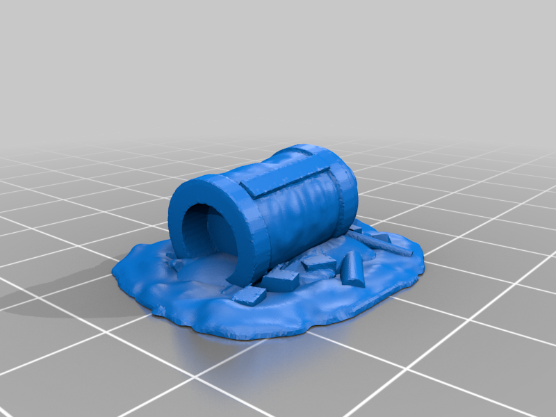 🧑‍🏭 15mm WW1/WW2 Factory ruins (sugar factory)・Free STL File for 3D ...