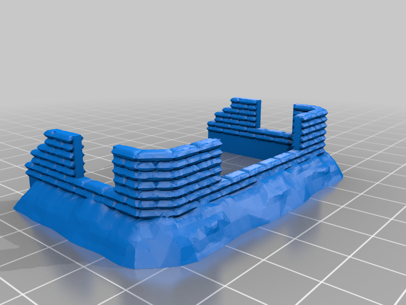 🪺 15mm WW1/WW2 Pillbox, MG Nest for Flames of War・Free 3D File for ・Cults