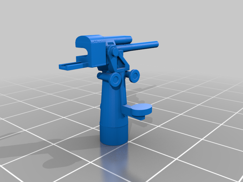 🔫 15mm WW1 Mobile AA Gun- w/ and w/o crew・Free 3D File for ・Cults