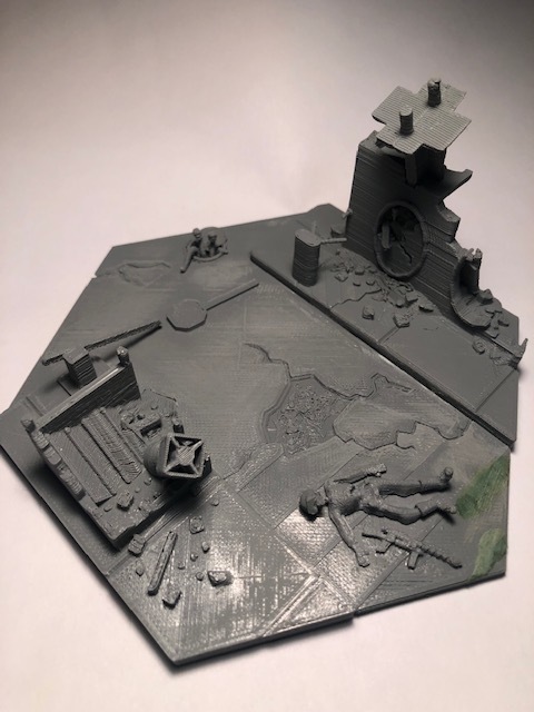 🗺️ Diorama base for Gamma World Death Machine or Warbot・Free 3D File ...