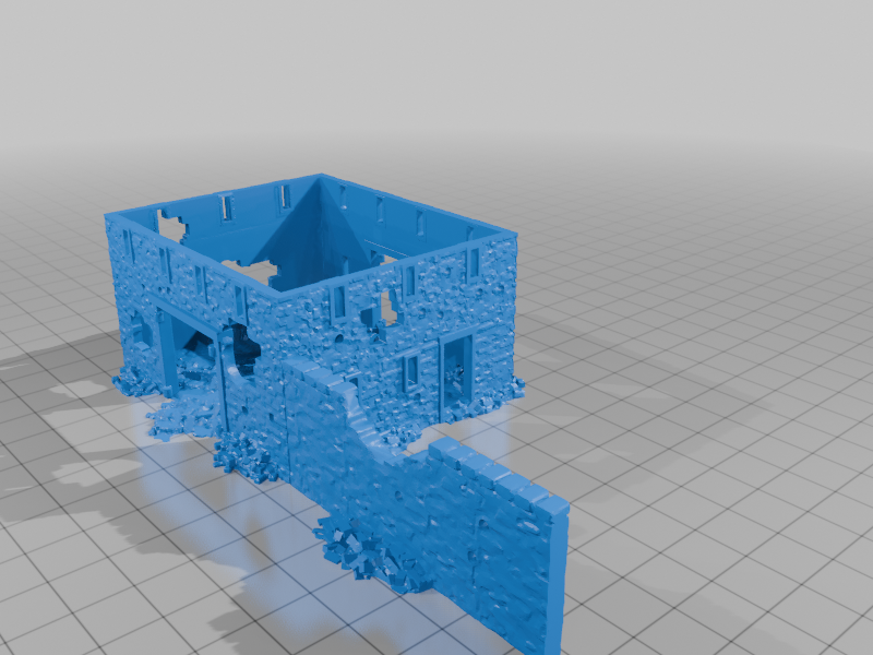 🚜 Ruines de fermes françaises murées de 15 mm・Fichier 3D Gratuit pour ...