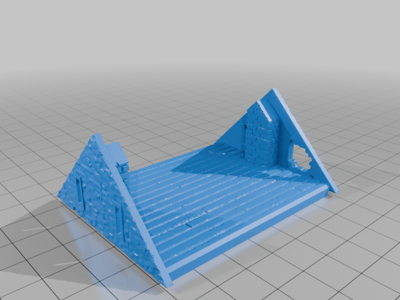 🚜 Ruines de fermes françaises murées de 15 mm・Fichier 3D Gratuit pour ...