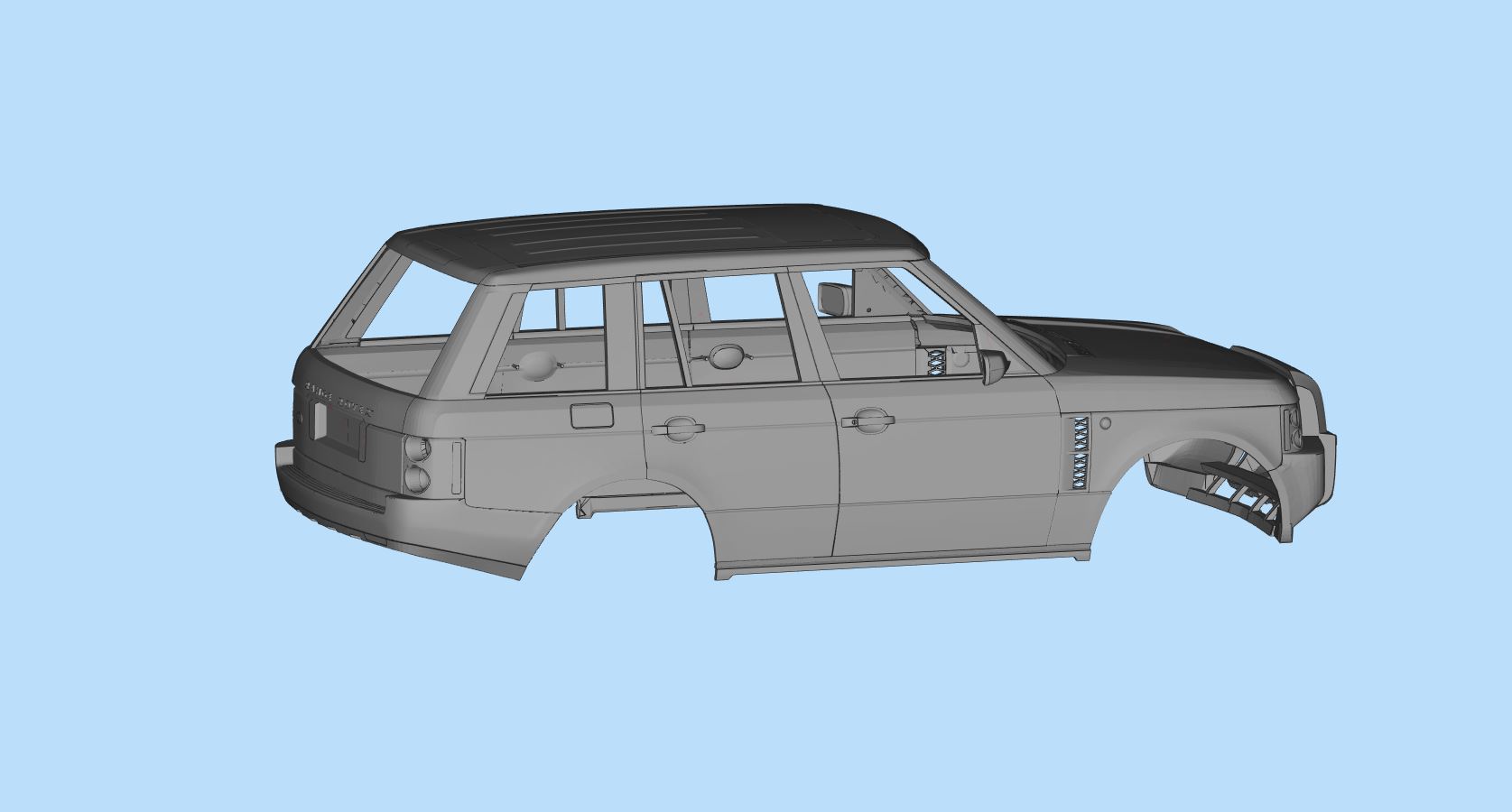 🚗 3D printed RC bodies Land Rover Range Rover 2005・ 3D File for 3D ...
