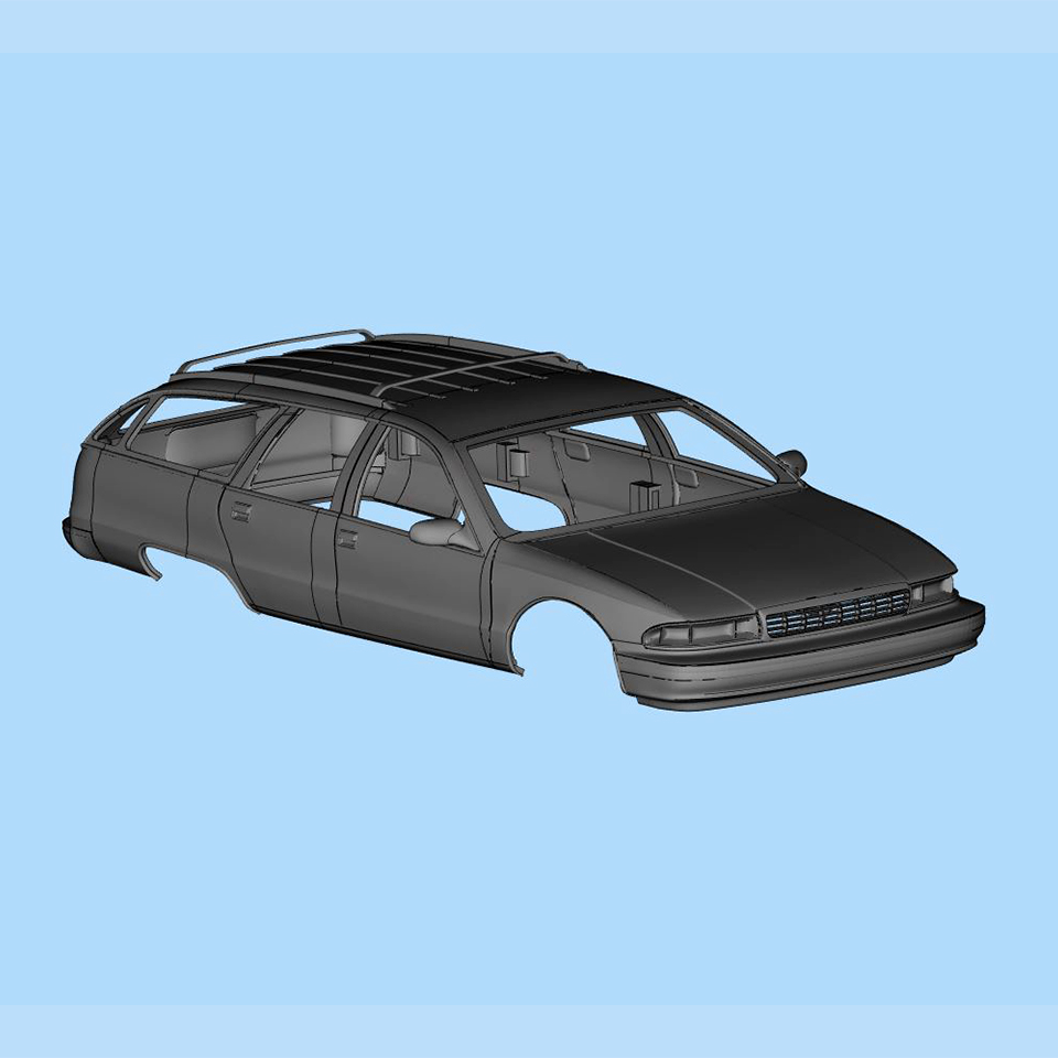 🚗 3D print RC car Chevrolet Caprice Station Wagon 1991-1993・ 3D File ...
