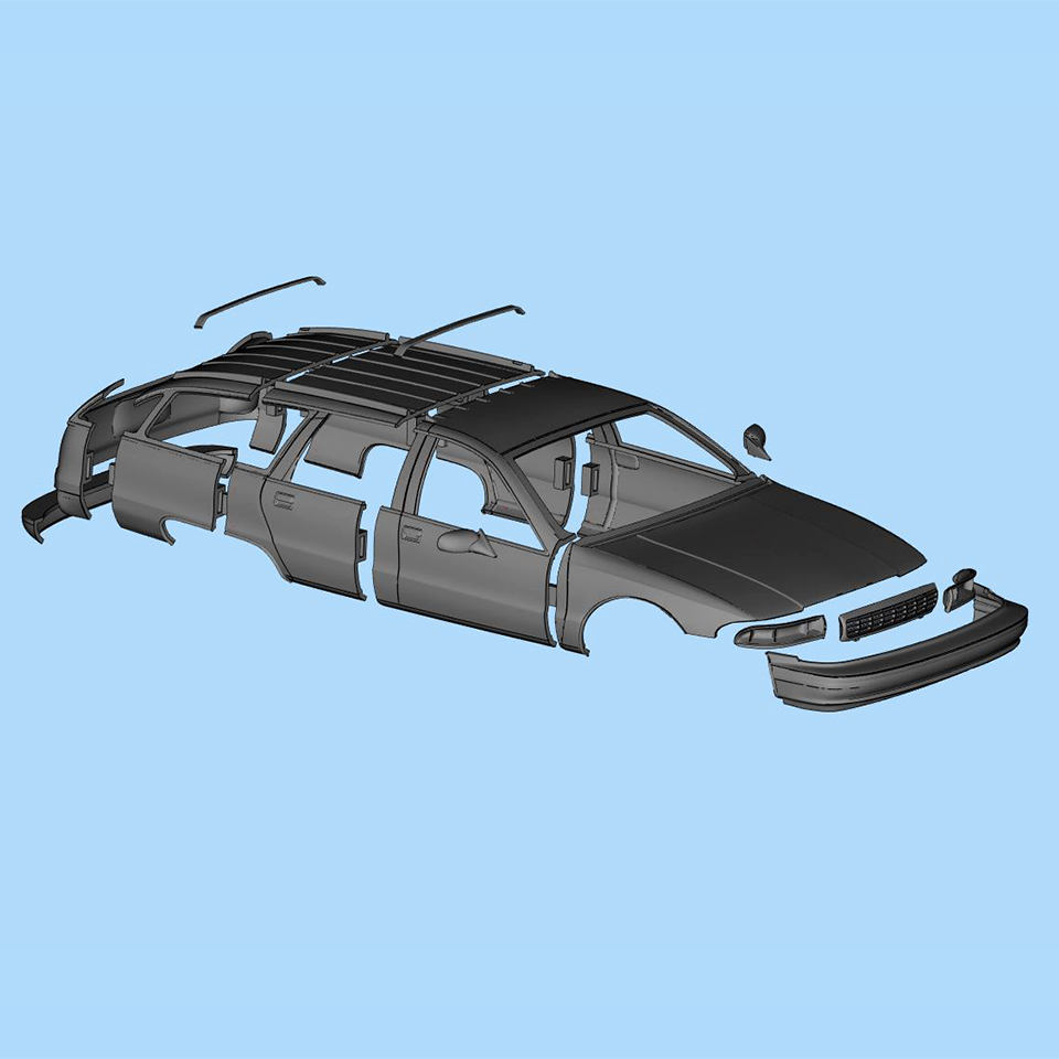 🚗 3D print RC car Chevrolet Caprice Station Wagon 1991-1993・ 3D File ...