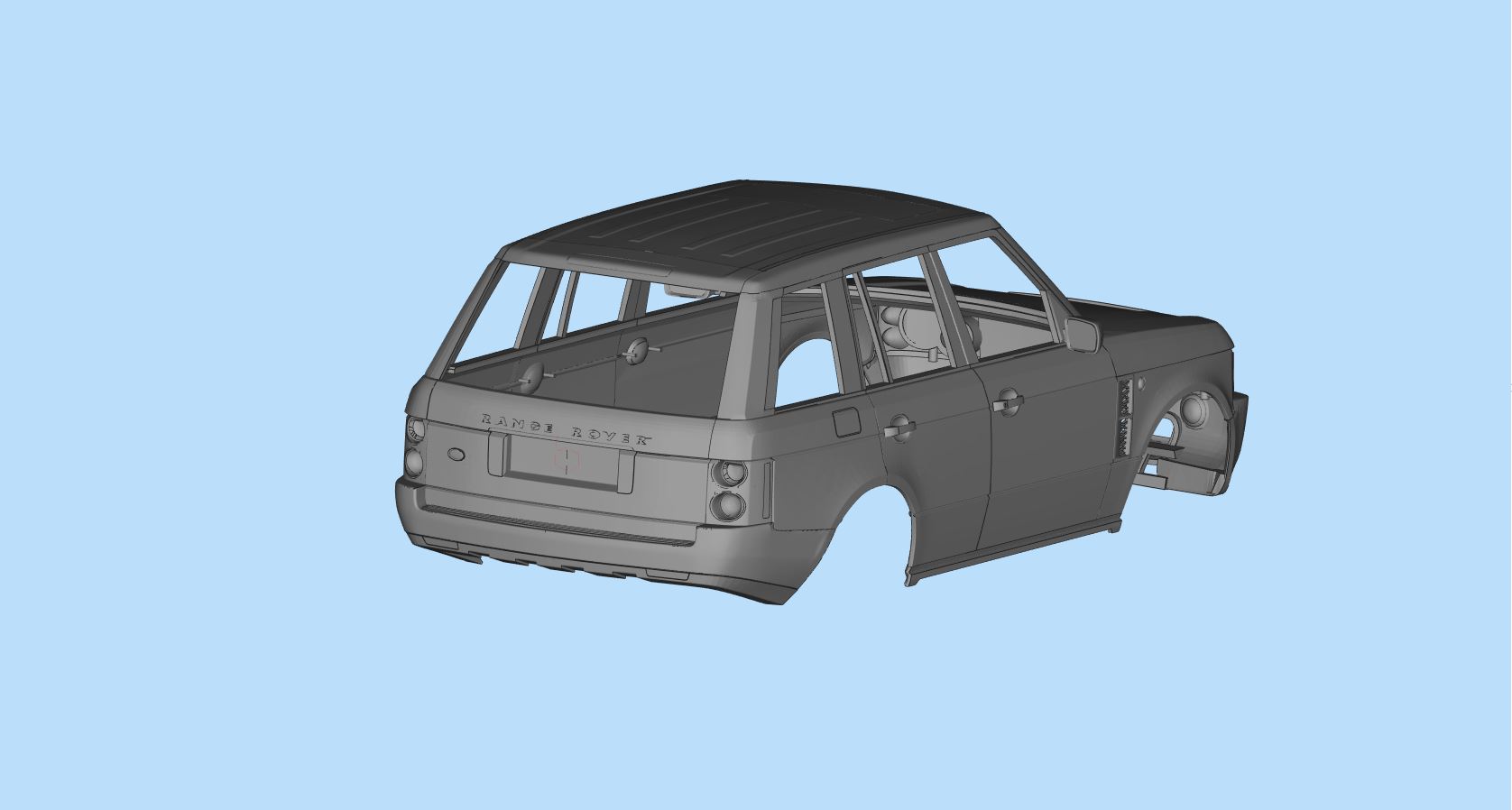 🚗 3D printed RC bodies Land Rover Range Rover 2005・ 3D File for 3D ...