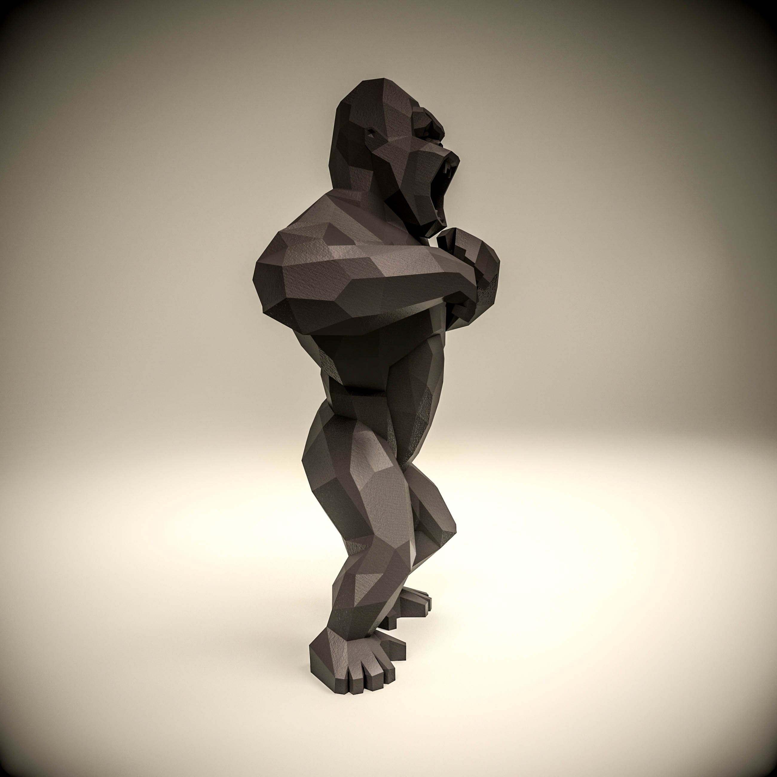 STL file King Kong 🤴 ・3D printing template to download・Cults