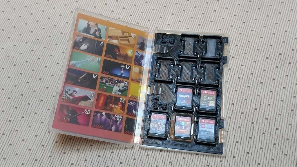 3D printed Nintendo Switch Game Card Case V2・Cults