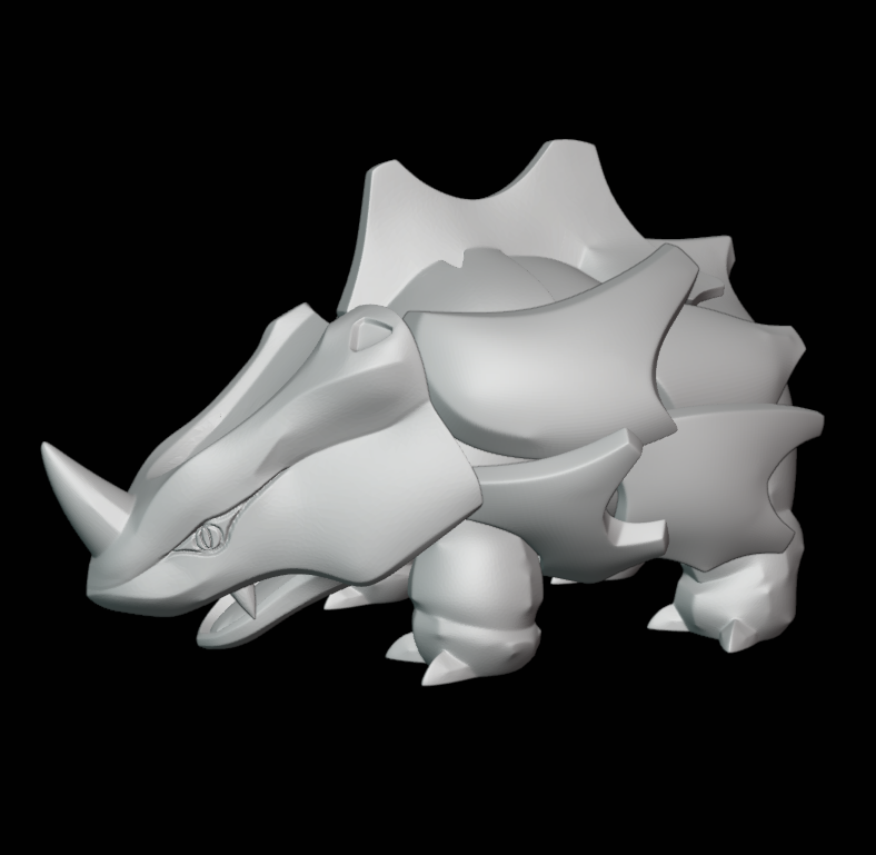 STL file RHYHORN - FAN ART - POKEMON FIGURINE - 3D PRINT MODEL 🎨 ・3D ...