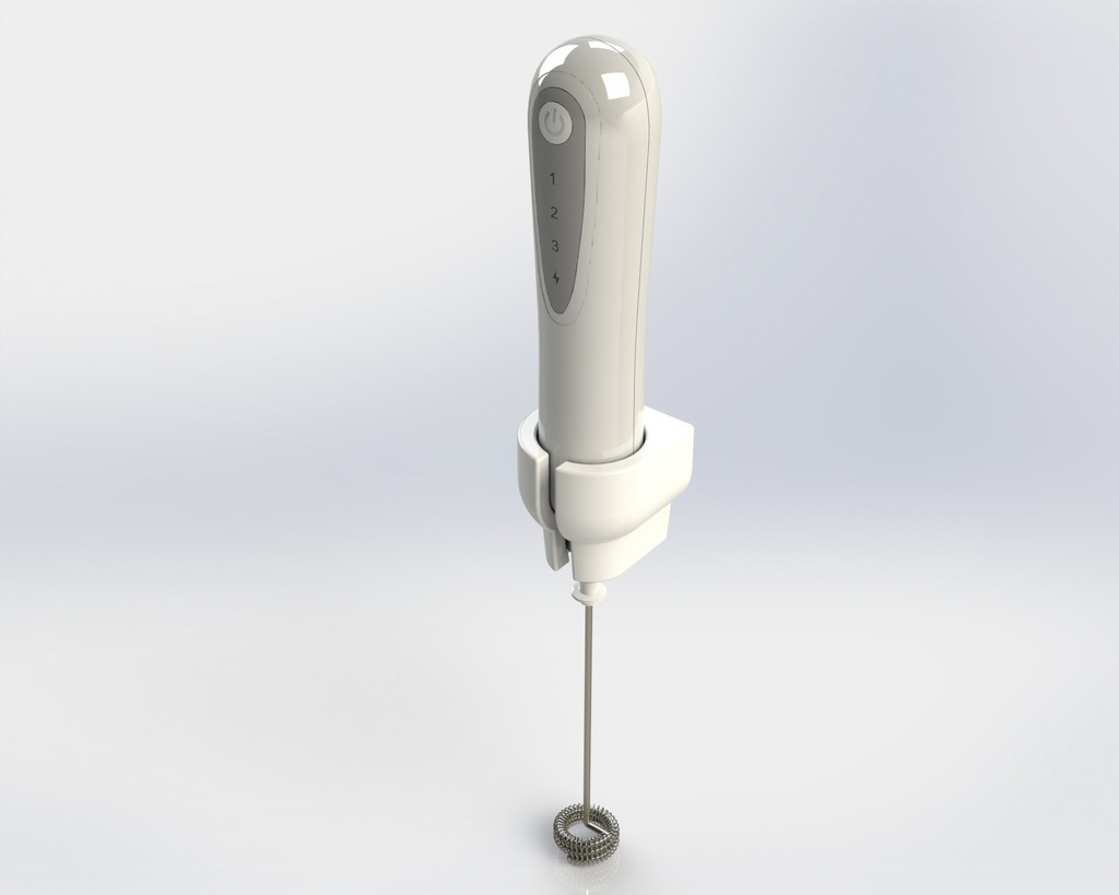 Free STL file Milk Frother Support 🥛 ・3D print design to download・Cults