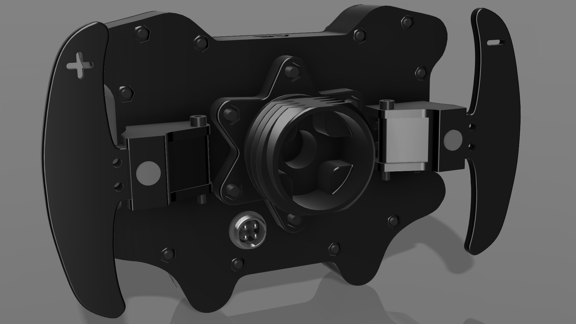 STL file DIY AC Plate Steering Wheel 🛞 (DXF)・Template to download and ...