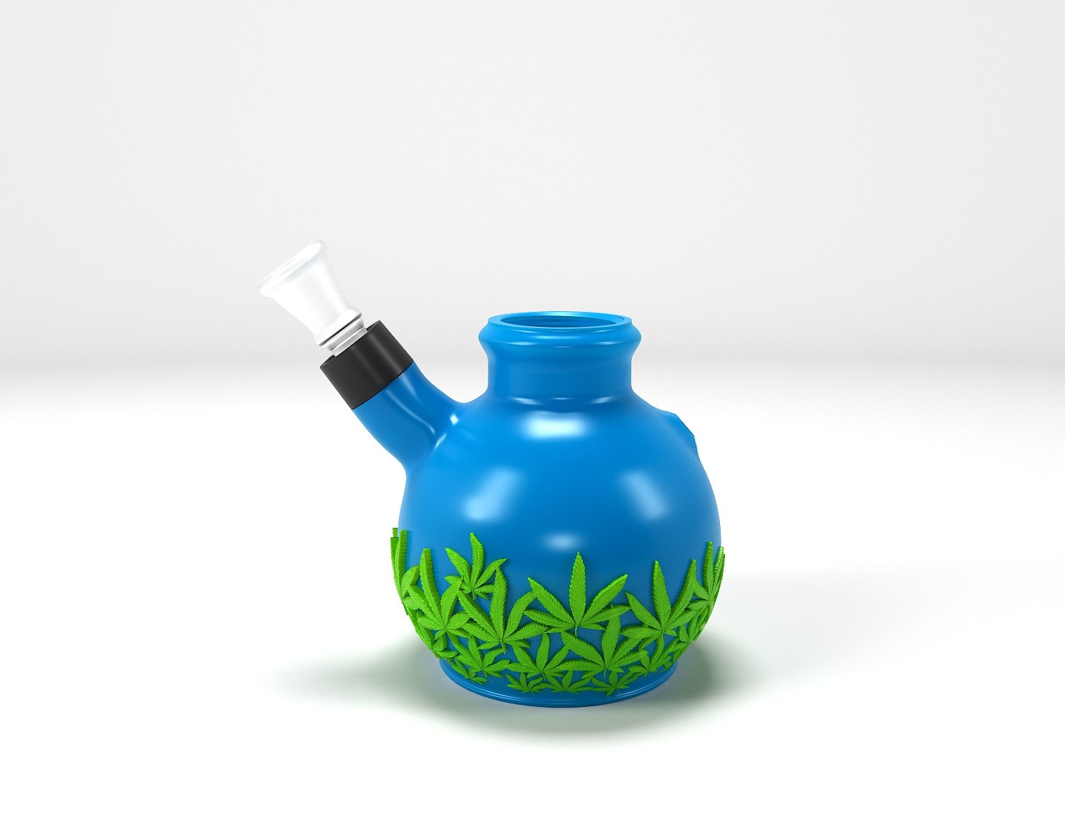 STL file Build a Custom Bong - Base Part (Round GANJA) 🚬・3D printable ...