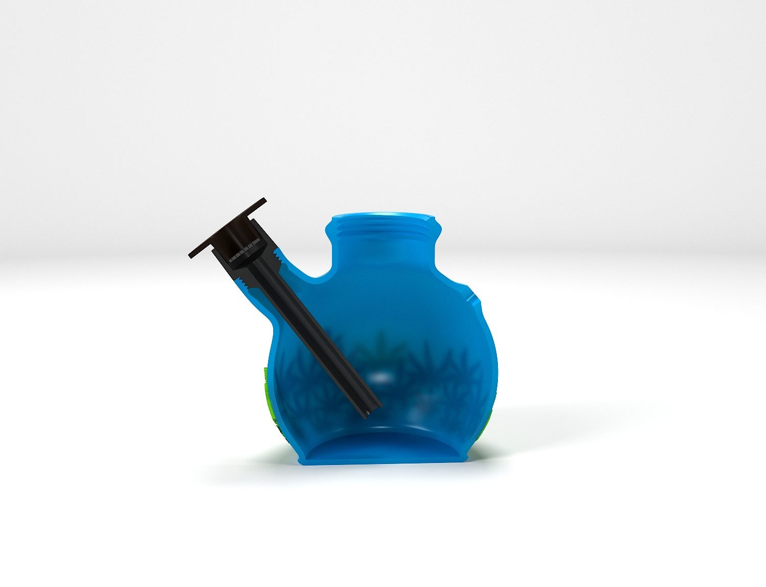 STL file Build a Custom Bong - Base Part (Round GANJA) 🚬・3D printable ...