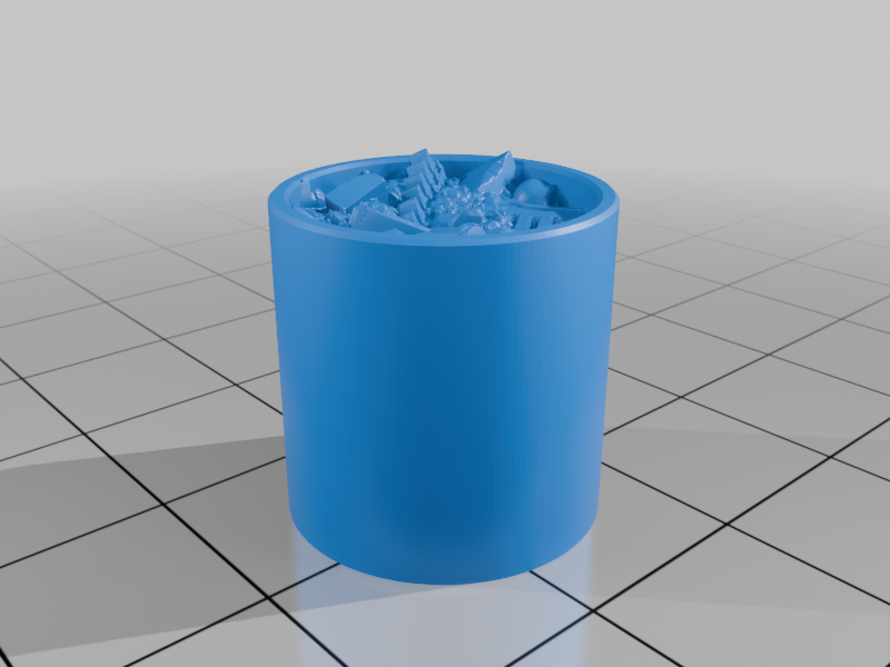 🎨 Speed Paint bottle topper・Free 3D File for ・Cults