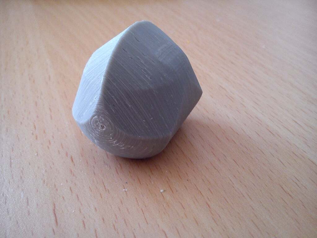 3D printable Gömböc・Cults