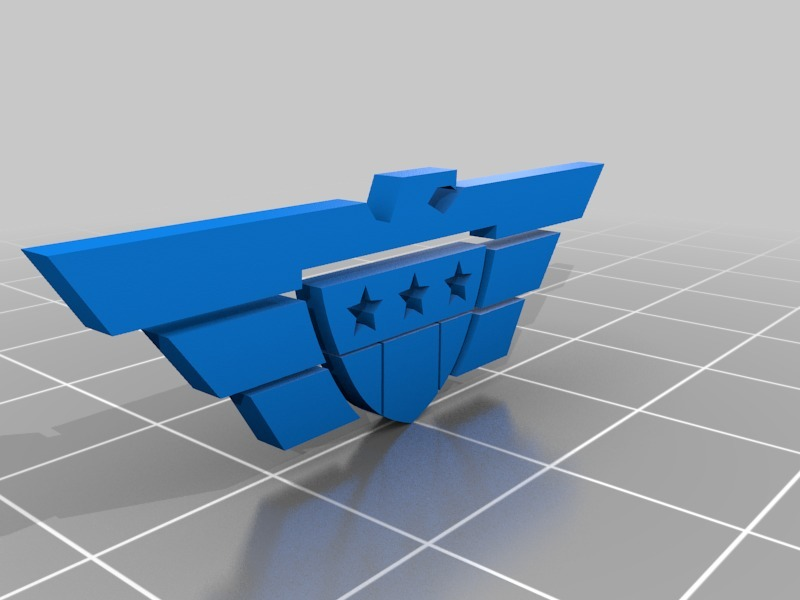 Free STL file Judge Dredd_Eagle for LawGiver 🧑‍⚖️ ・Model to download ...