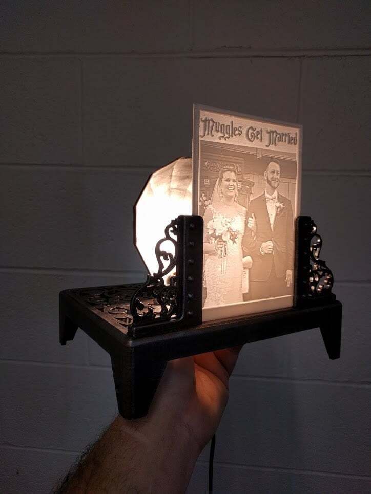 3D print Lithophane stand・Cults