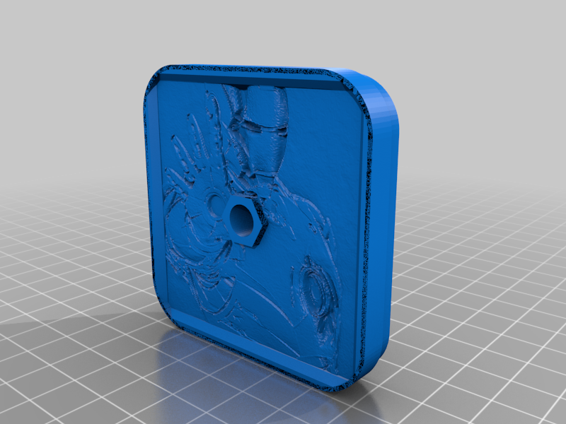 👨 Iron Man Night Light Lithophane v2・Free STL File for ・Cults