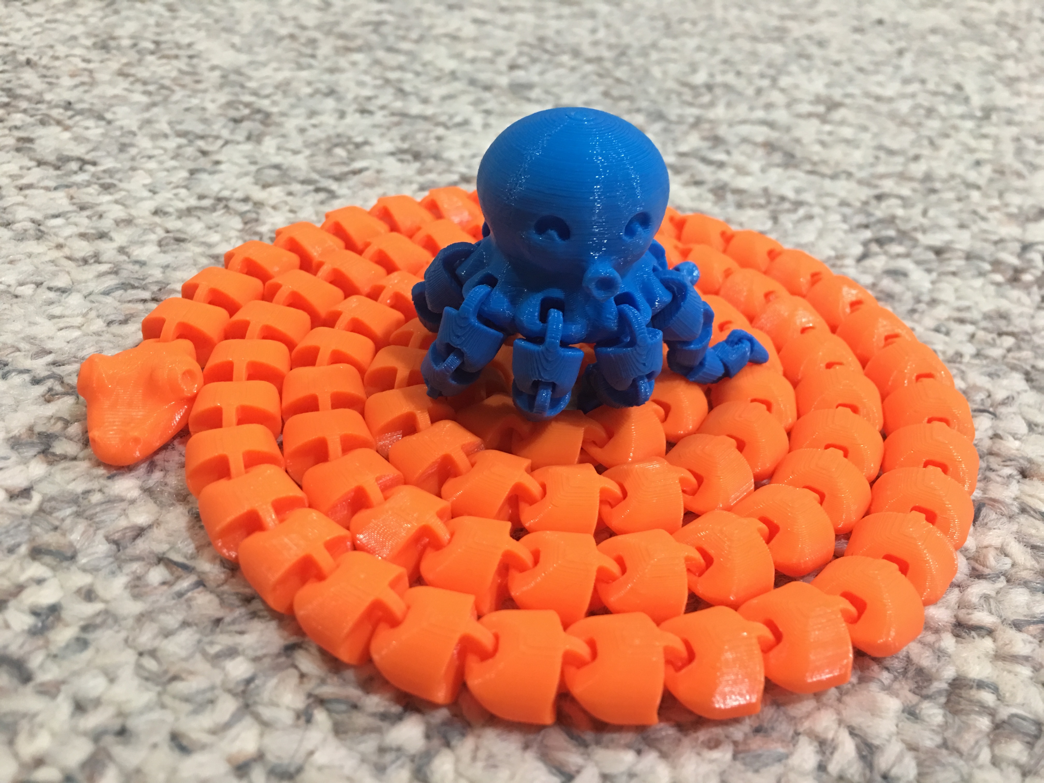 3D printable Cute Mini Octopus・Cults