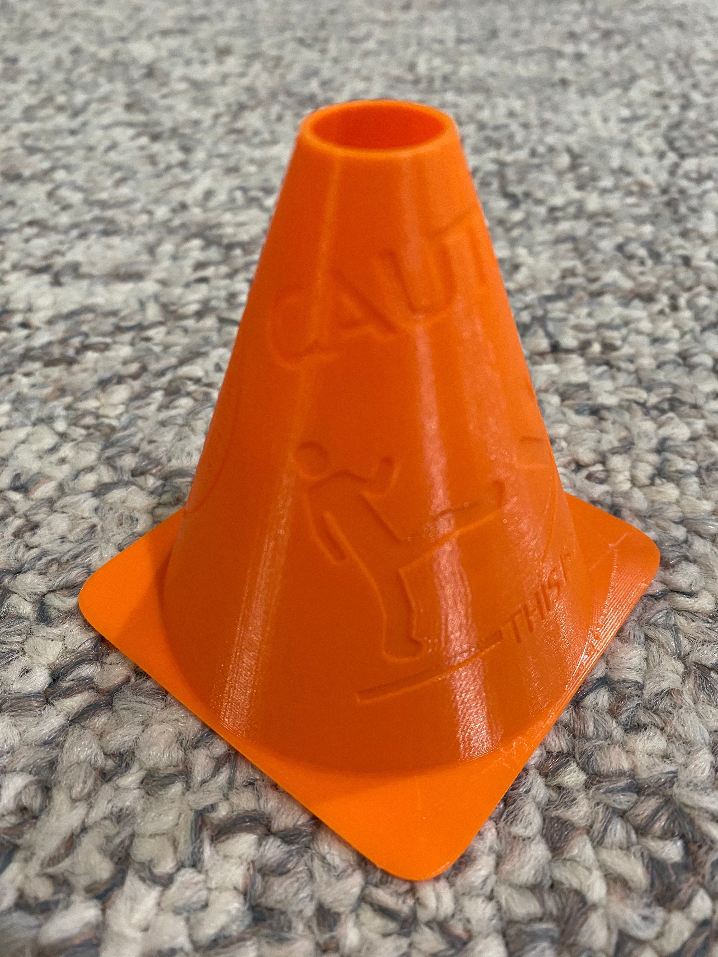 3D printable Traffic Cone - Caution This is Sparta・Cults