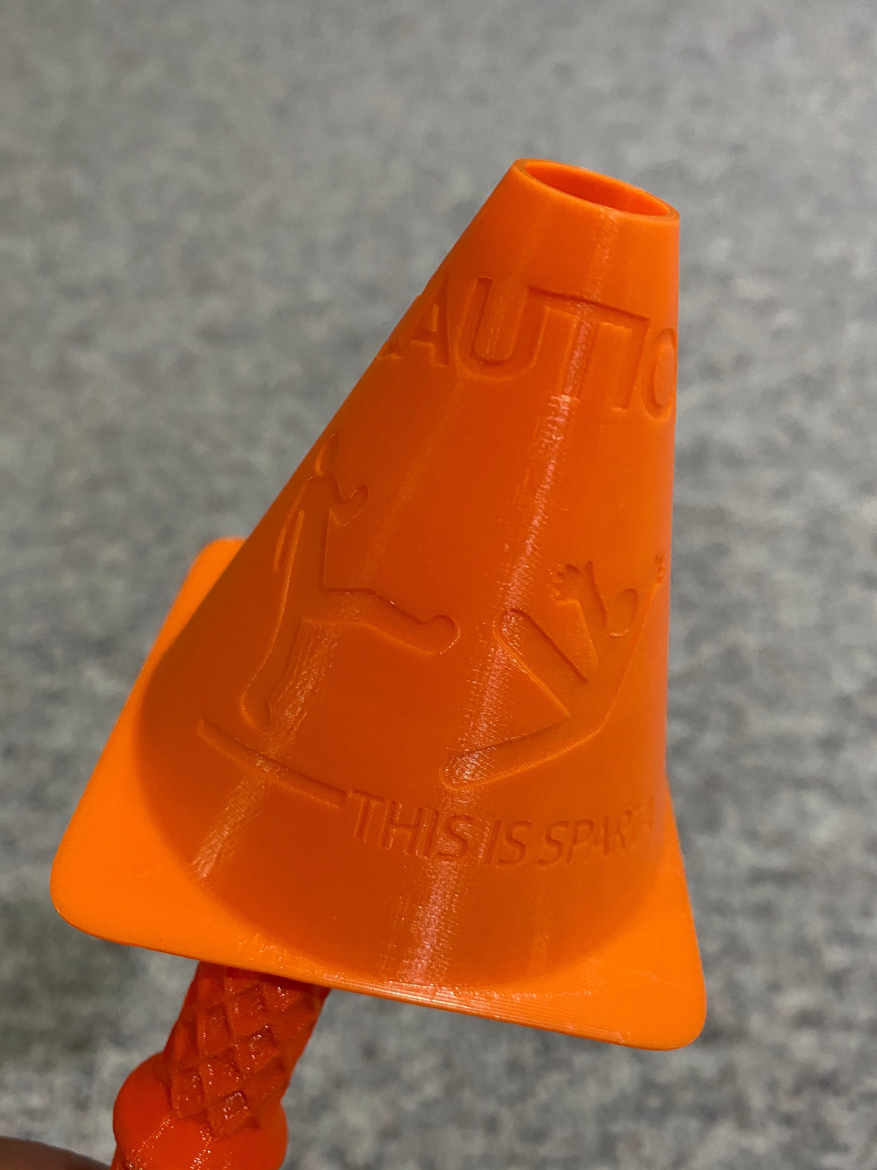 3D printable Traffic Cone - Caution This is Sparta・Cults