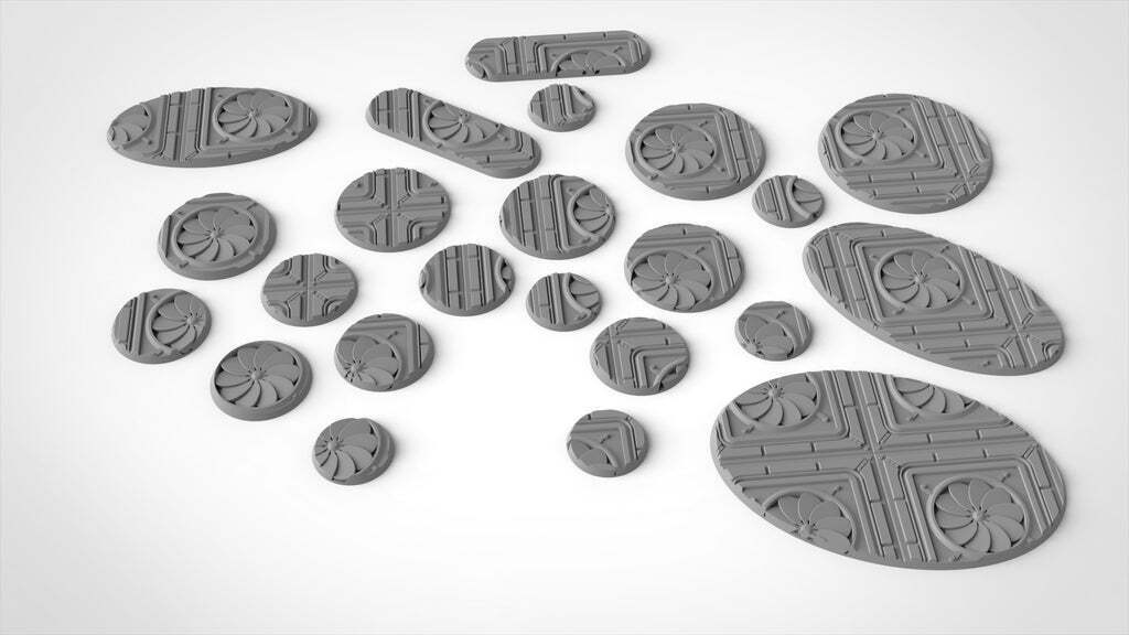 Free STL file sci fi bases for 28mm wargames part 2 👾 ・3D printer model ...