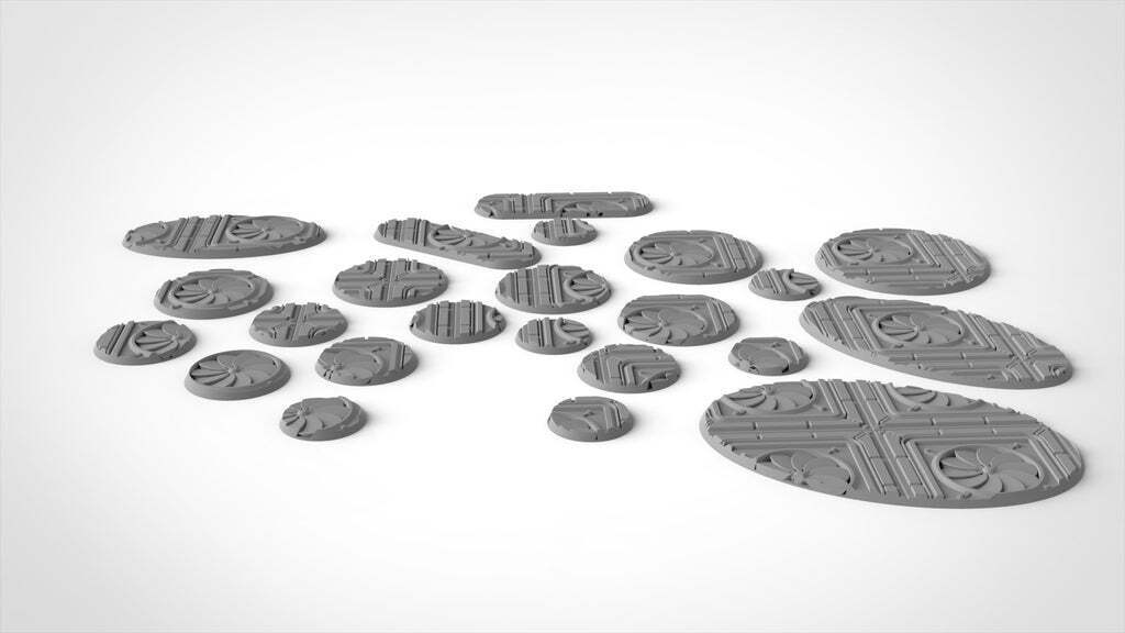 Free STL file sci fi bases for 28mm wargames part 2 👾 ・3D printer model ...