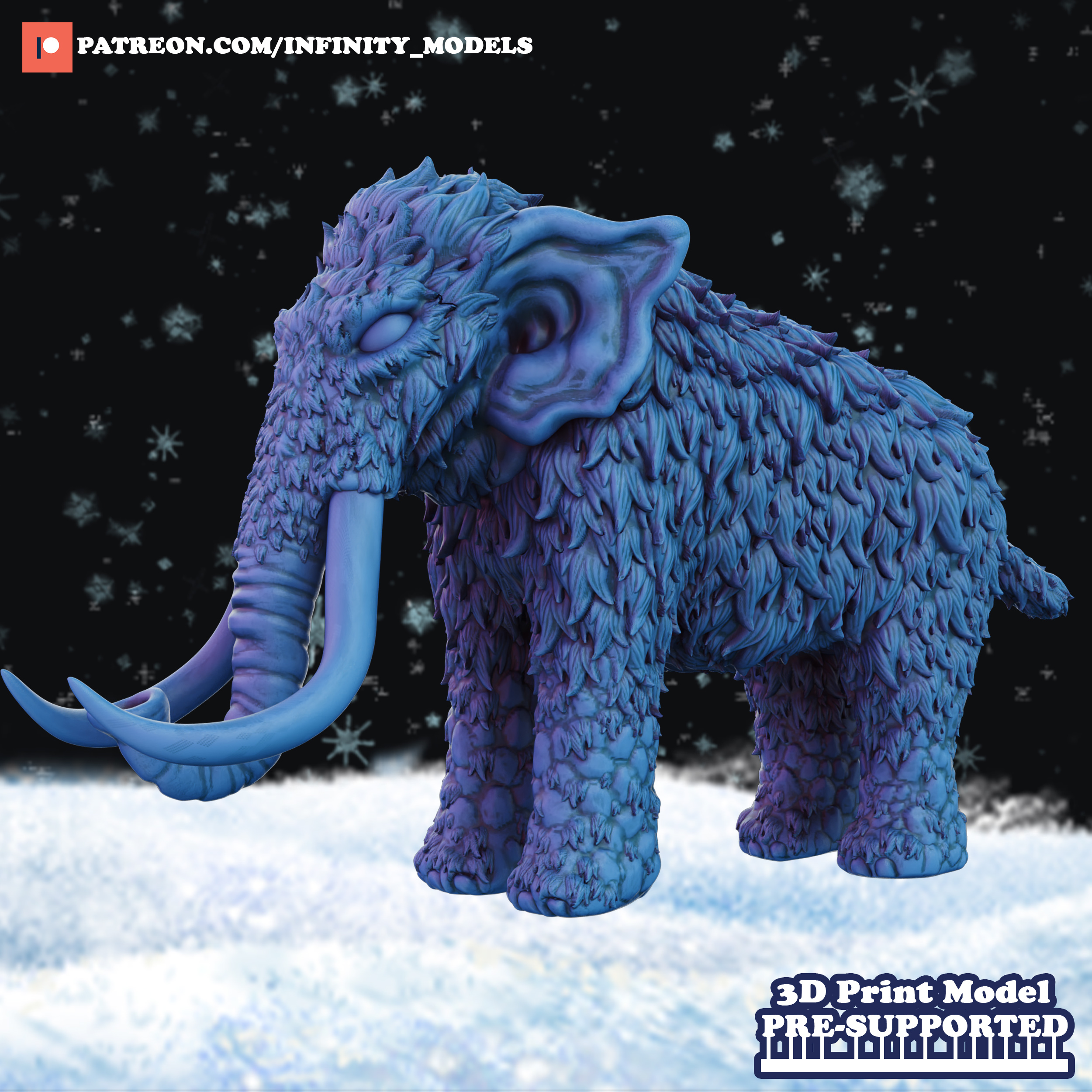 3D file Winter Monsters - Tabletop Miniatures 3D Model Collection 🎲 ・3D ...