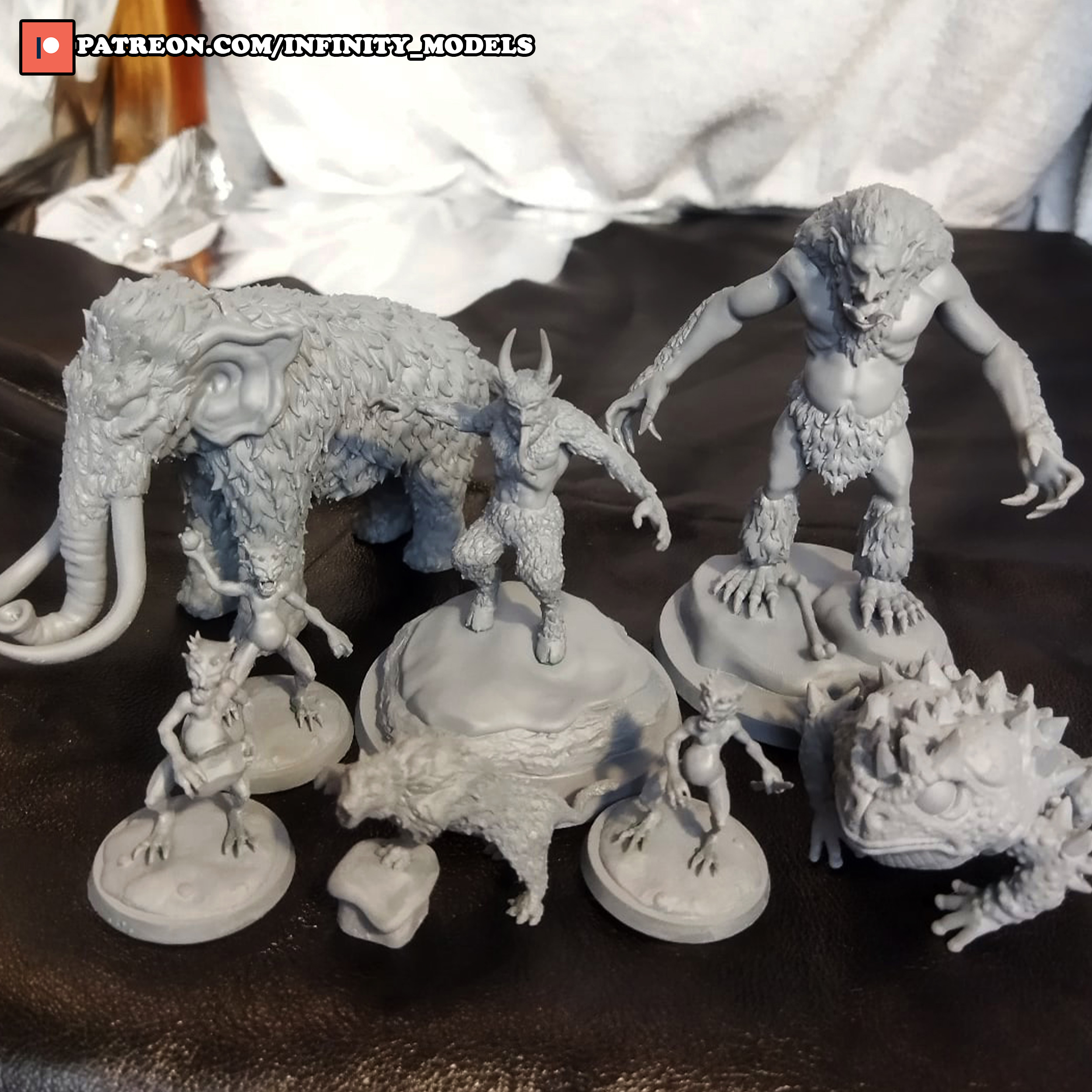 3D file Winter Monsters - Tabletop Miniatures 3D Model Collection 🎲 ・3D ...