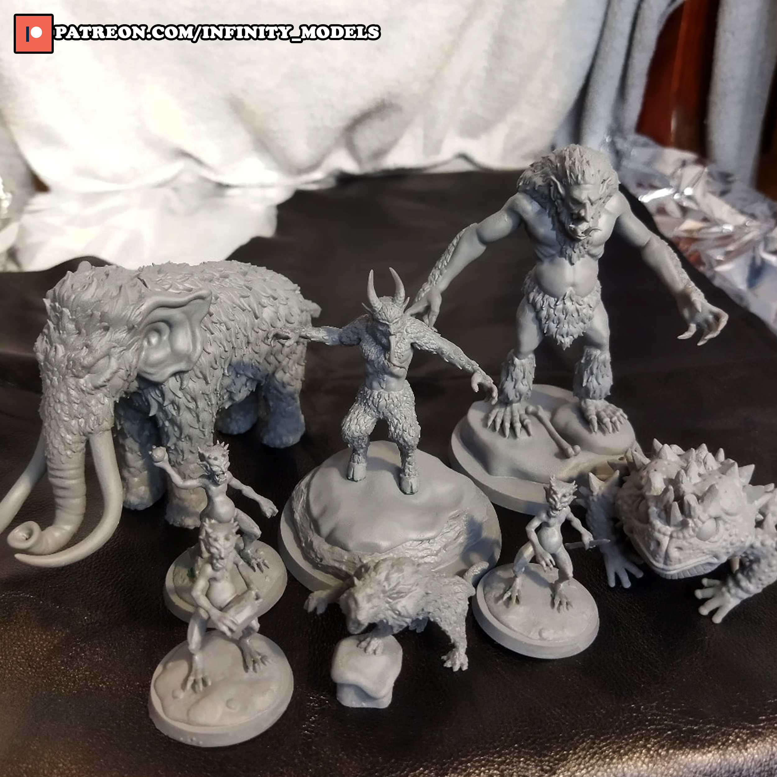 3D file Winter Monsters - Tabletop Miniatures 3D Model Collection 🎲 ・3D ...