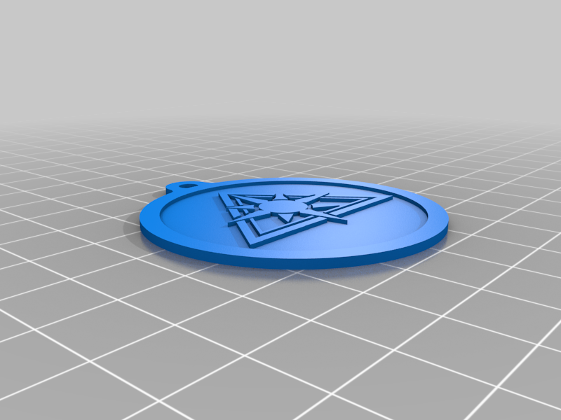 Free 3D file blue archive logo keyring & badge 🗝️・3D printing model to ...