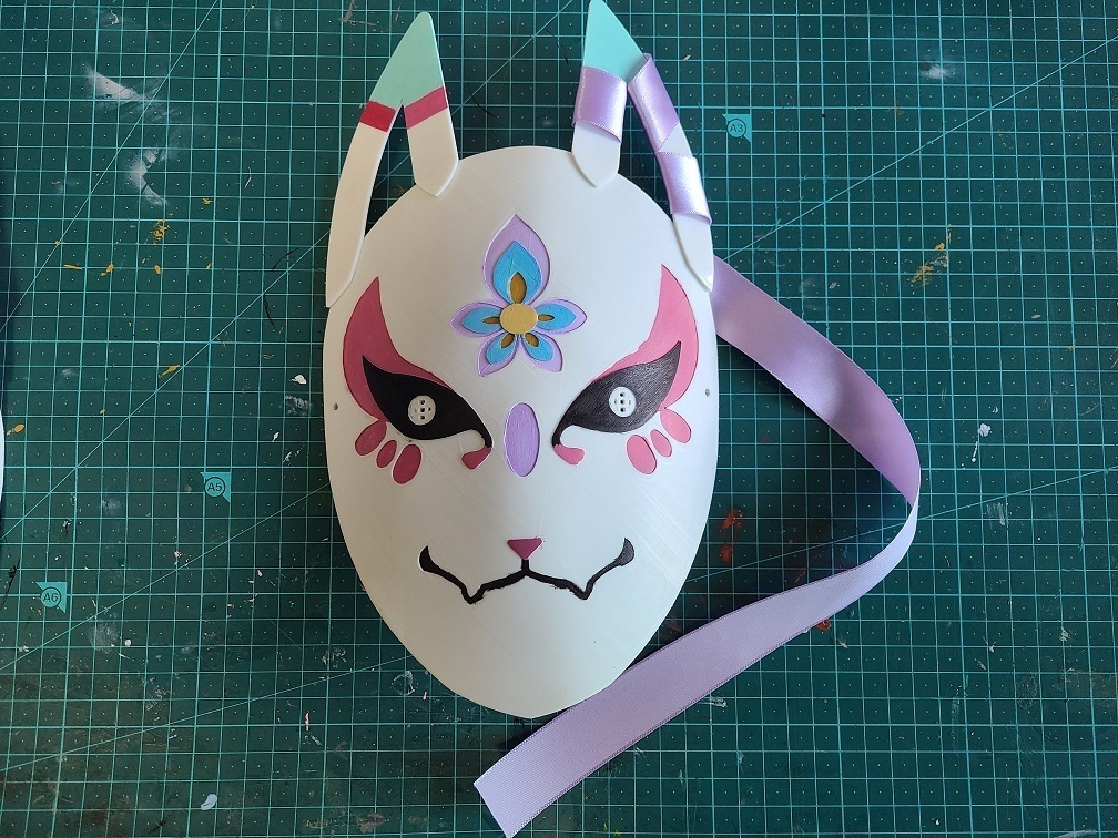 STL file blue archive wakamo mask 🎲 ・Template to download and 3D print ...