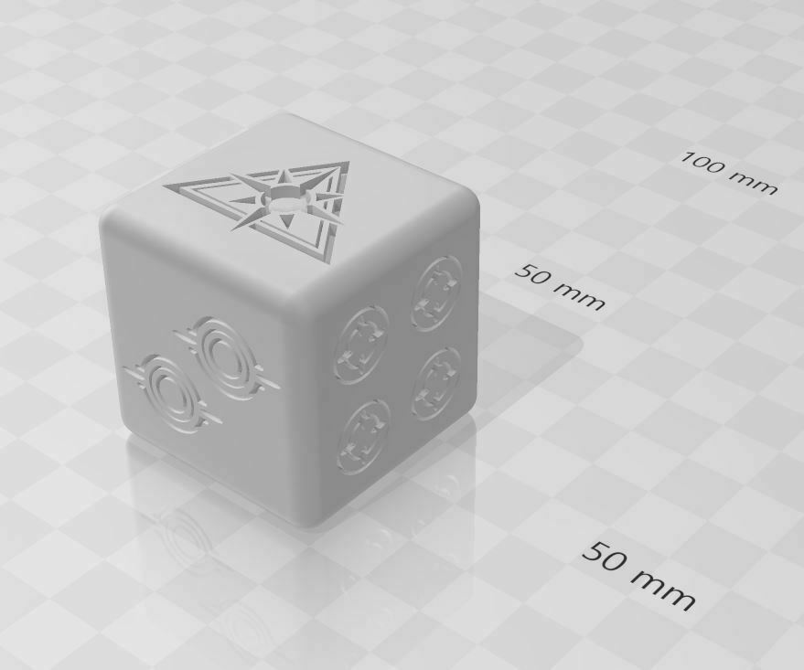 Free 3D file blue archive ABYDOS dice 🎲 ・3D printing model to download ...