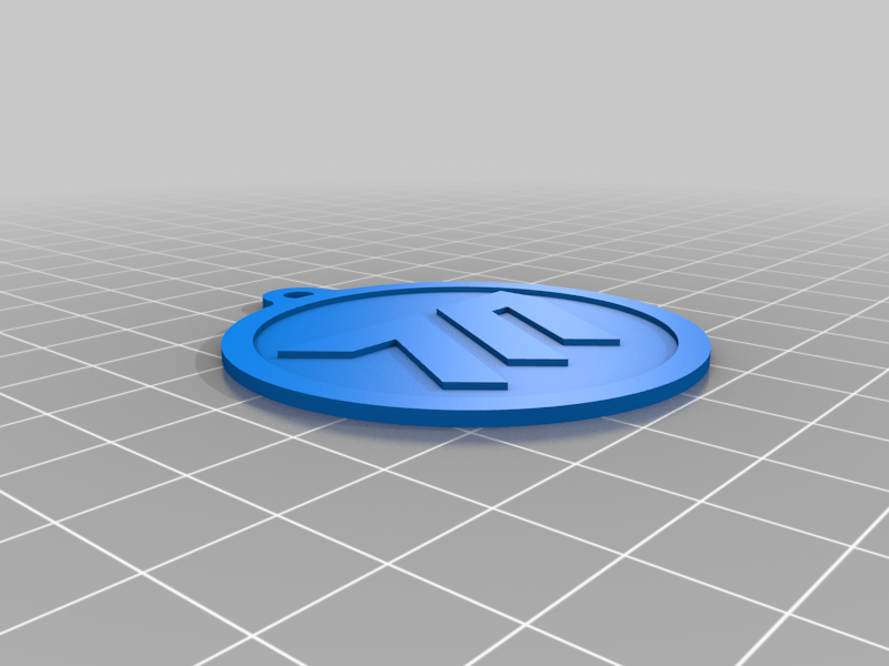 🗝️ blue archive logo keyring & badge・Free 3D File for ・Cults