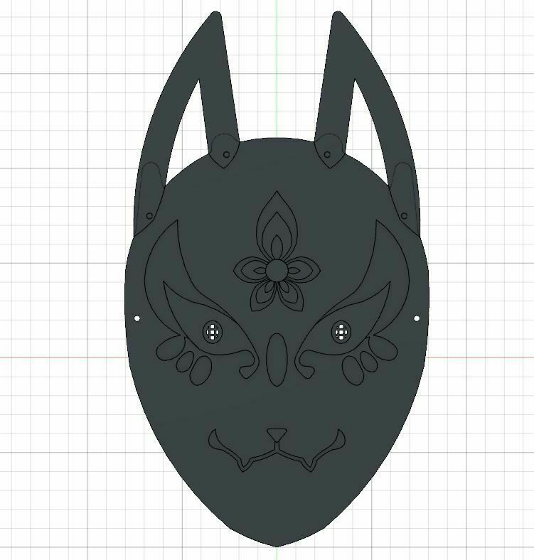 STL file blue archive wakamo mask 🎲 ・Template to download and 3D print ...