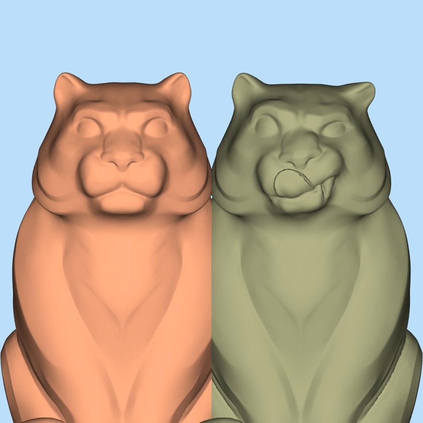 STL file Tiger - souvenir (gift) 🐅 ・Template to download and 3D print・Cults